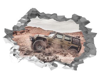 Jeep Wall Mural | Etsy