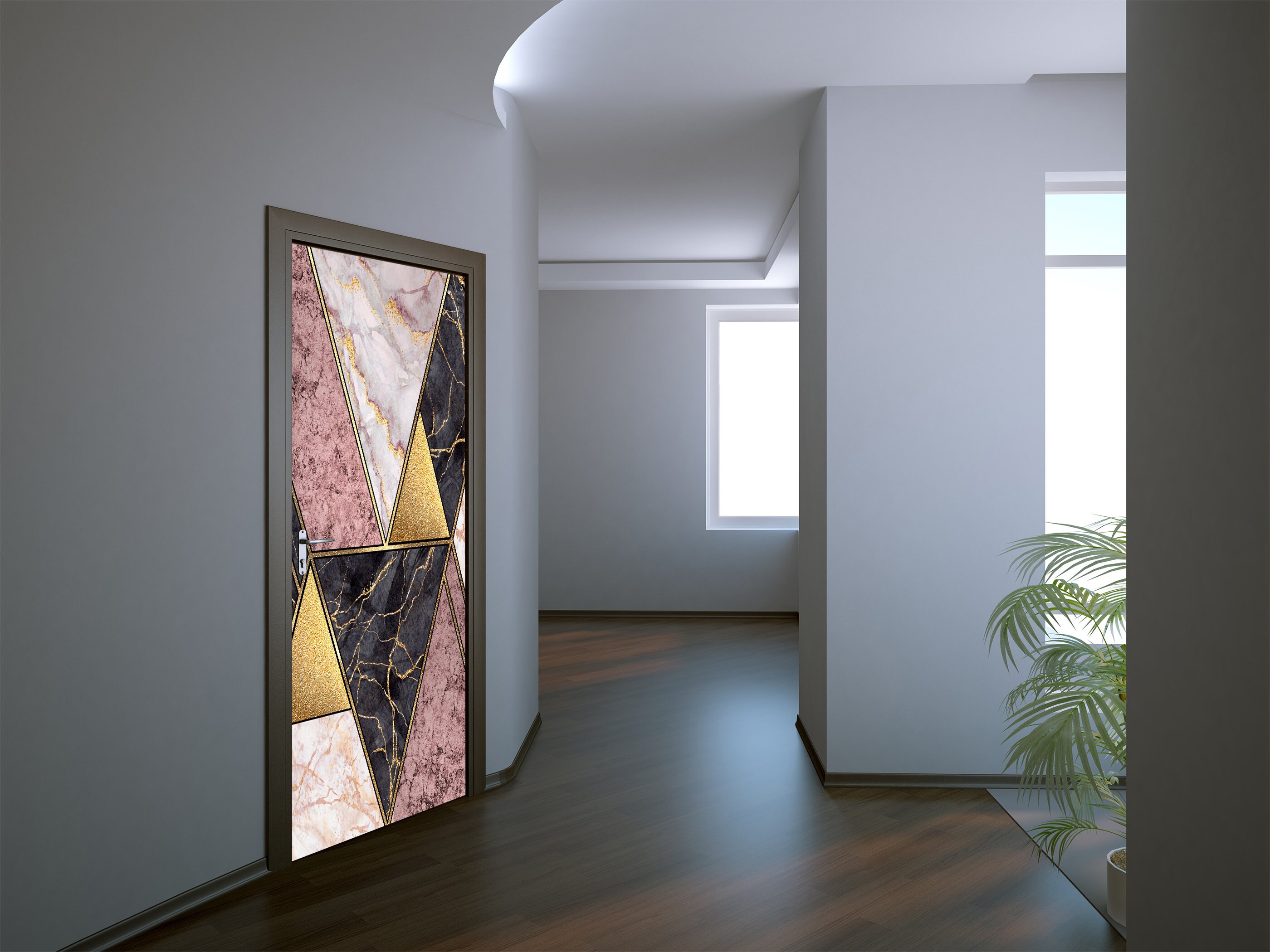 Marble Door Mural Sticker Self Adhesive Door Wrap the Door | Etsy
