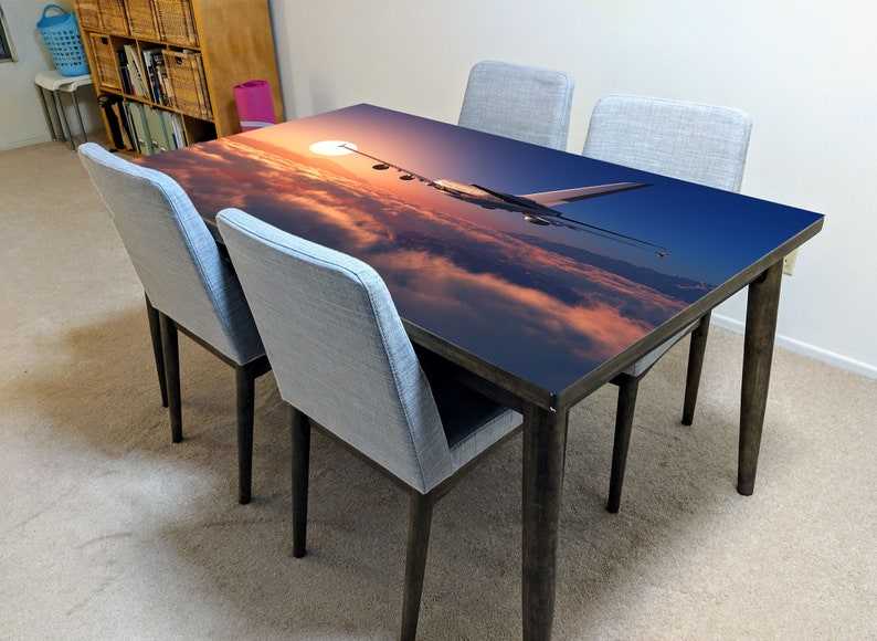 Plane Above the Clouds Laminated Vinyl Cover Self-adhesive for - Etsy