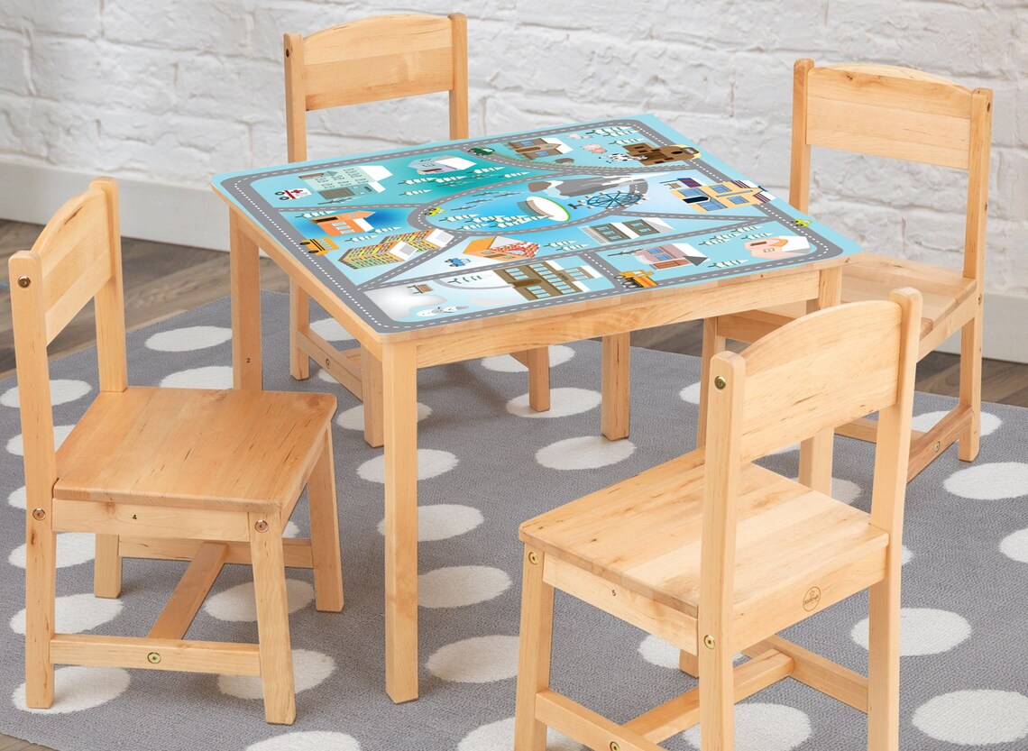 Winter Road Map for Kids Laminated Vinyl Cover Self-adhesive - Etsy