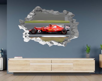 Formula 1 Wall Decal - Etsy