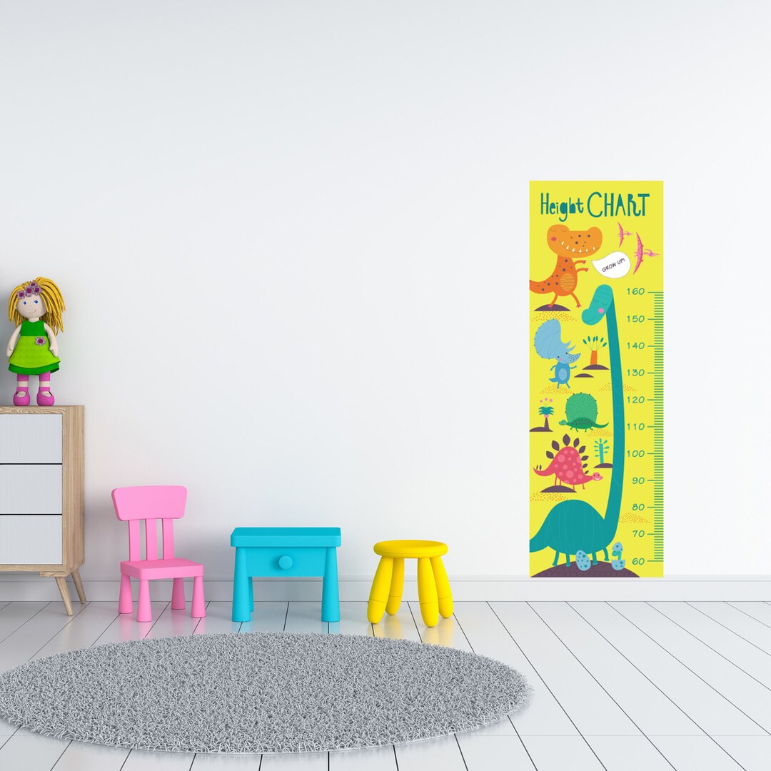 Wall Height Chart Peel and Stick Removable Wall Decal Nursery Wall Art ...