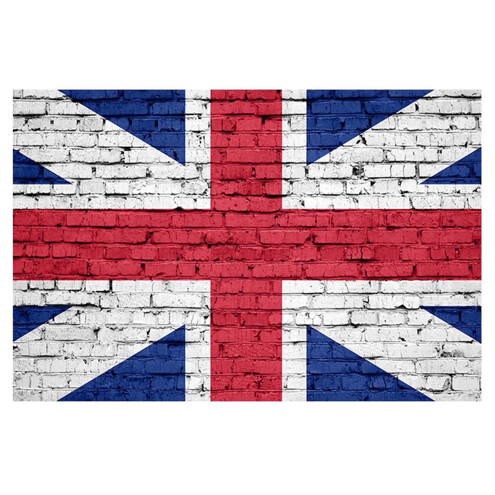 Wall Sticker Wall With British Flag Poster Self-adhesive Decal - Etsy UK