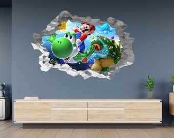 Mario Wall Decal | Etsy