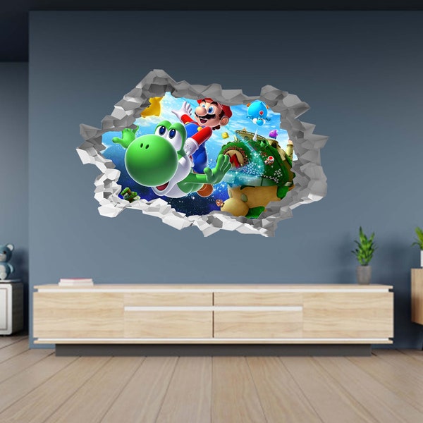 Super Mario Decal - Etsy