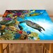 Ocean Turtle Fish Laminated Vinyl Cover Self-adhesive for Desk and ...