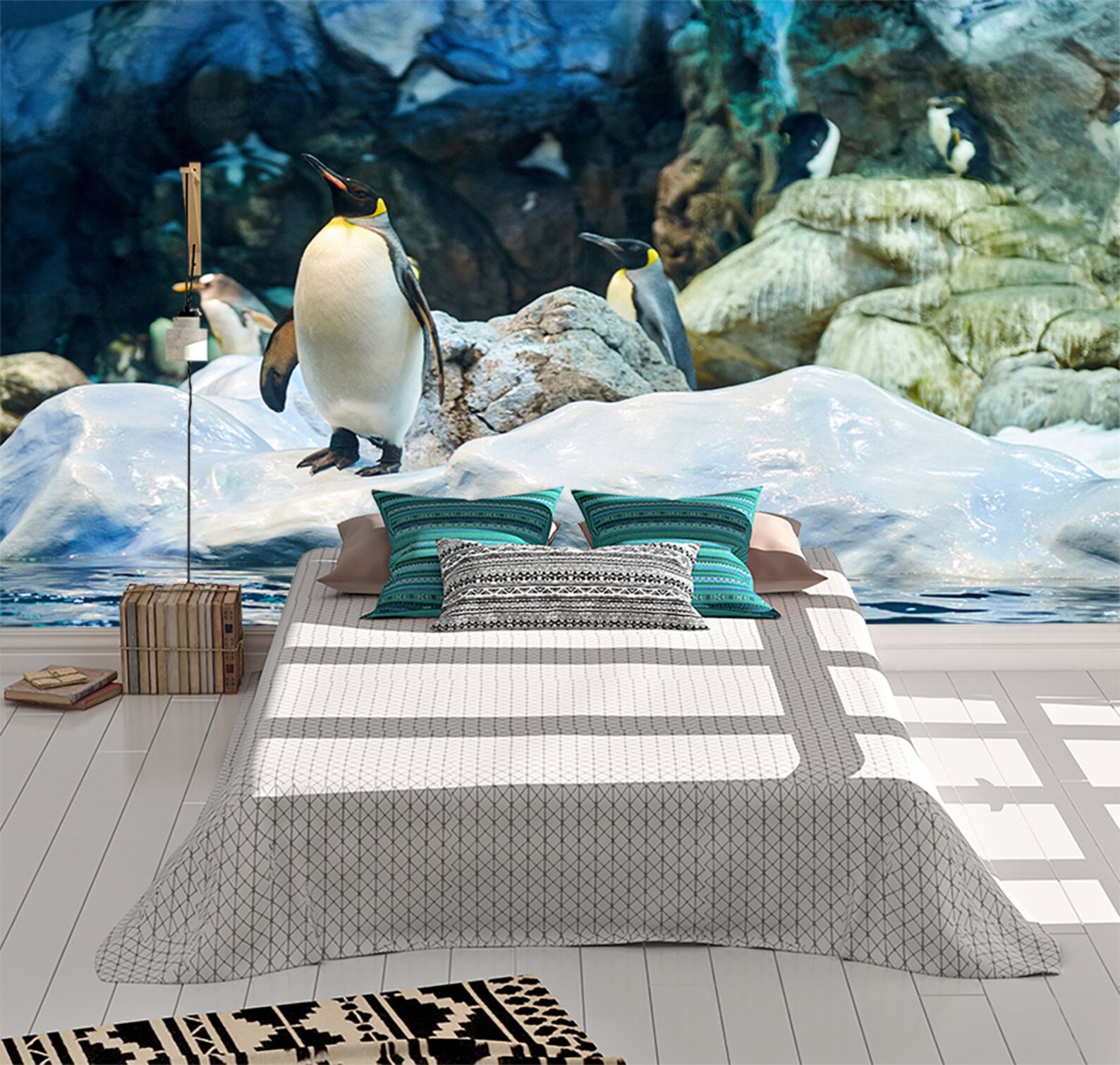 Penguin Family Nature Life Wall Mural Photo Wallpaper UV Print - Etsy