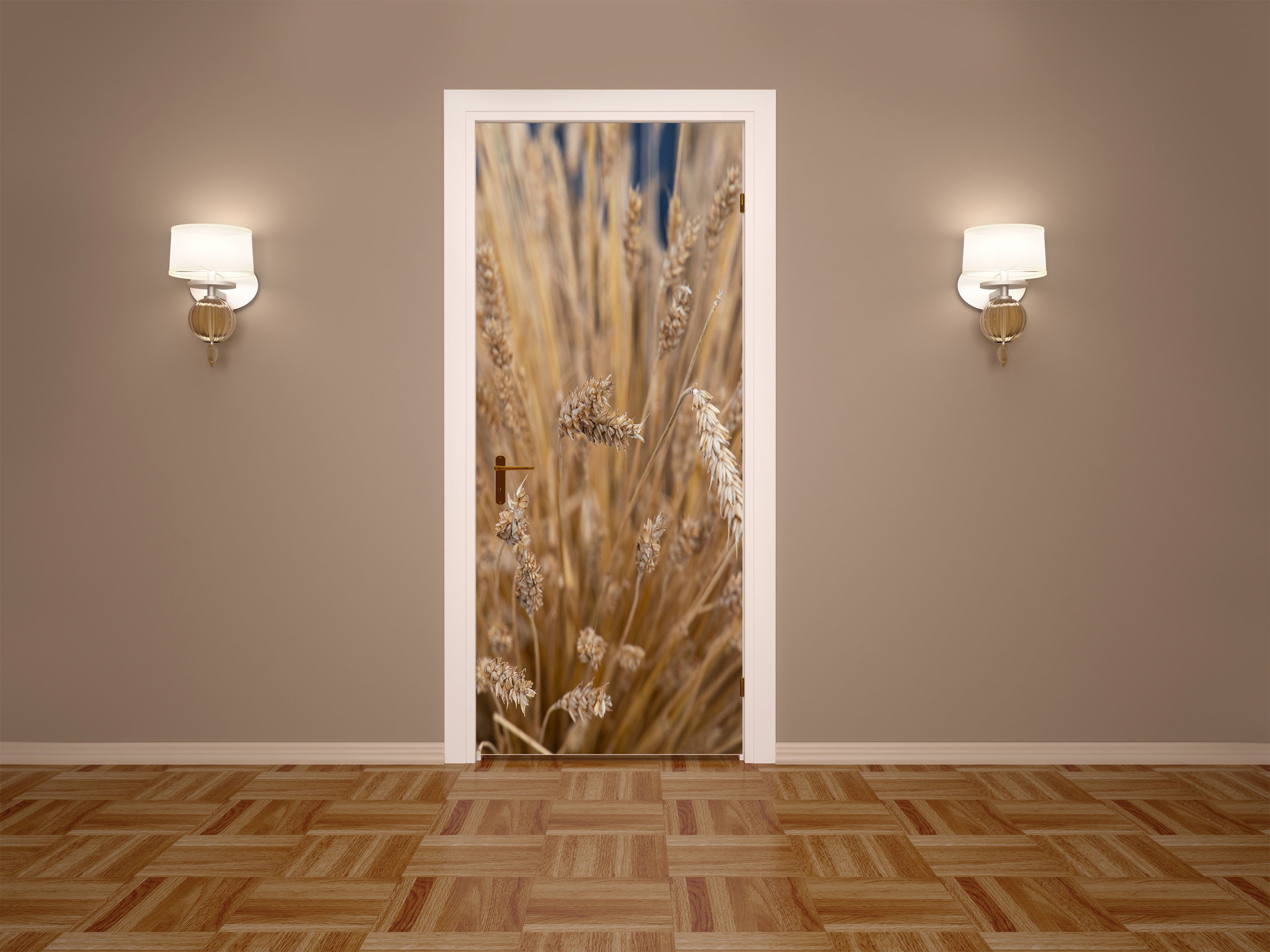 Boho Style Background Door Mural Sticker Self Adhesive Door | Etsy