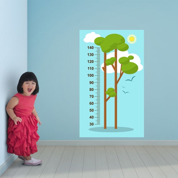 Height Chart for Kids Vinyl Decal Kids Room Decor Kids Height - Etsy UK