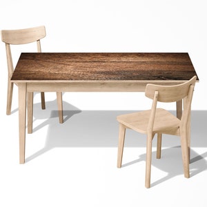 Brown Wood Texture Laminated Self Adhesive Vinyl Table Desk - Etsy