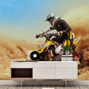 Ride a Quad Bike Wall Mural Wallpaper Wall Art Peel & Stick Self ...