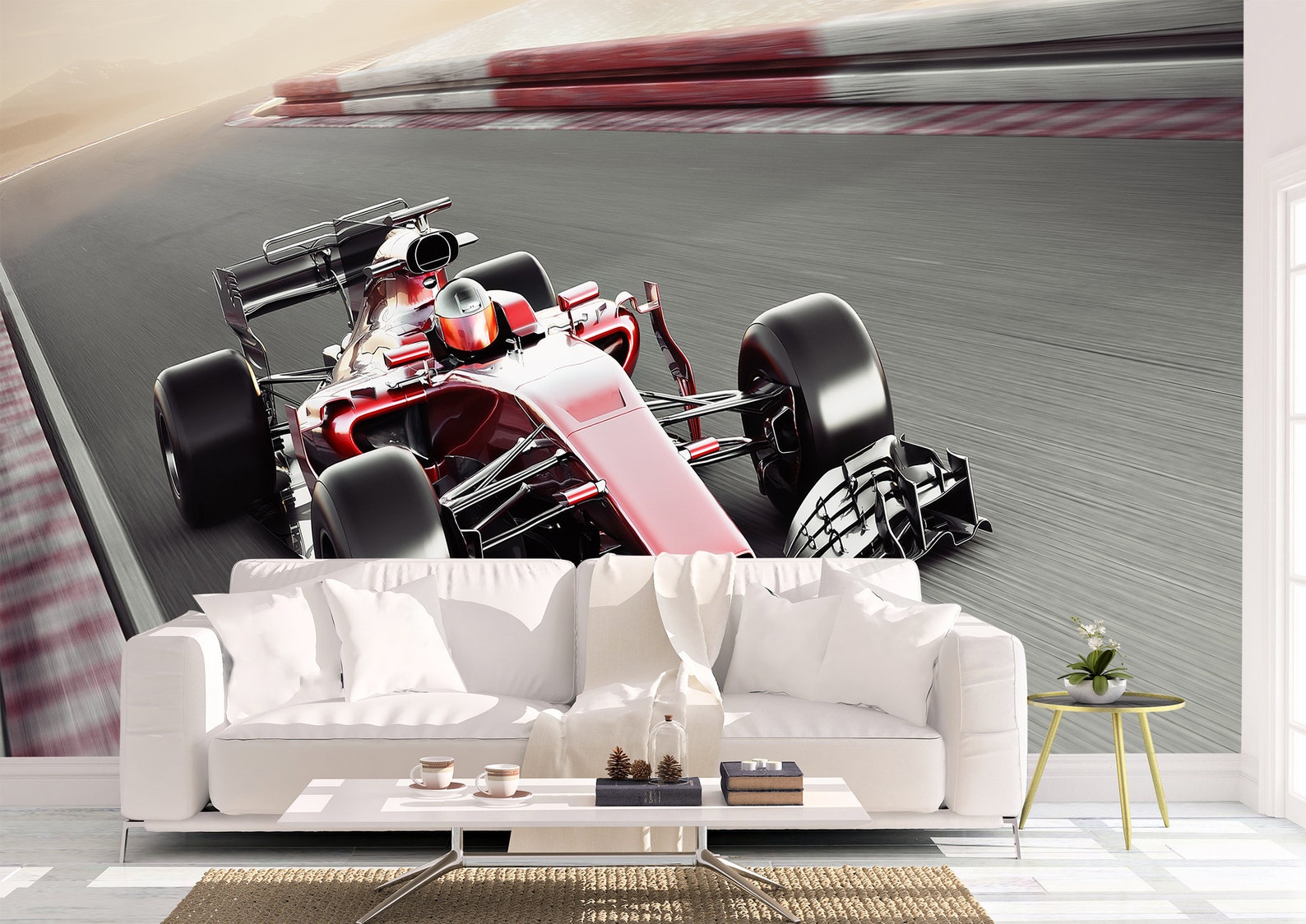 Bolid Formula 1 View Wall Mural Photo Wallpaper UV Print Decal - Etsy