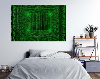 Matrix Wall Decal - Etsy