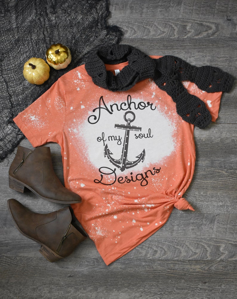 Heather Orange Bleached Tee Digital Download Unisex Bleached - Etsy