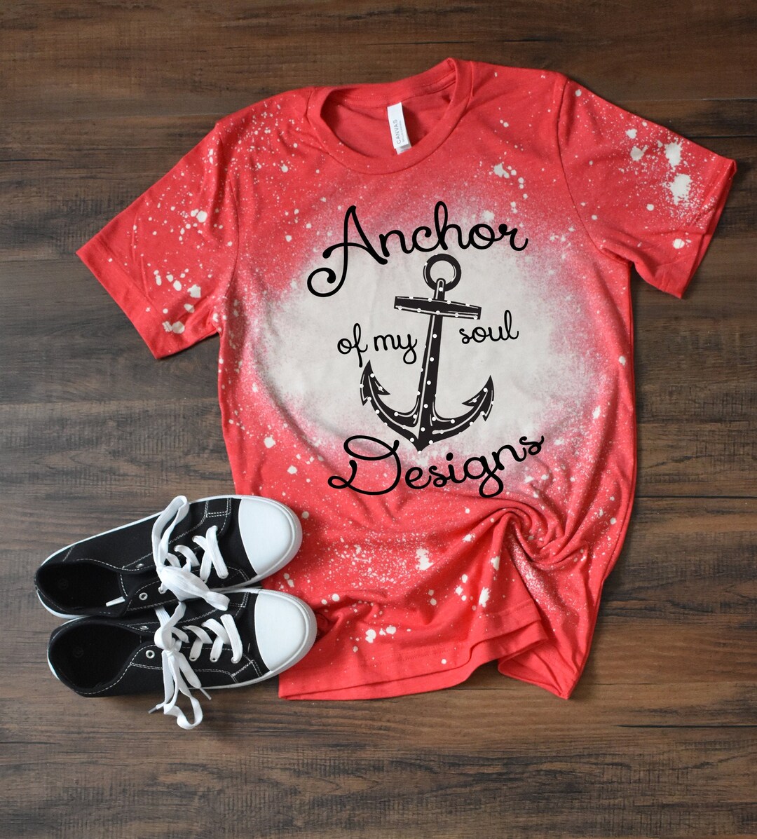 Heather Red Bleached Tee Digital Download Unisex Bleached - Etsy