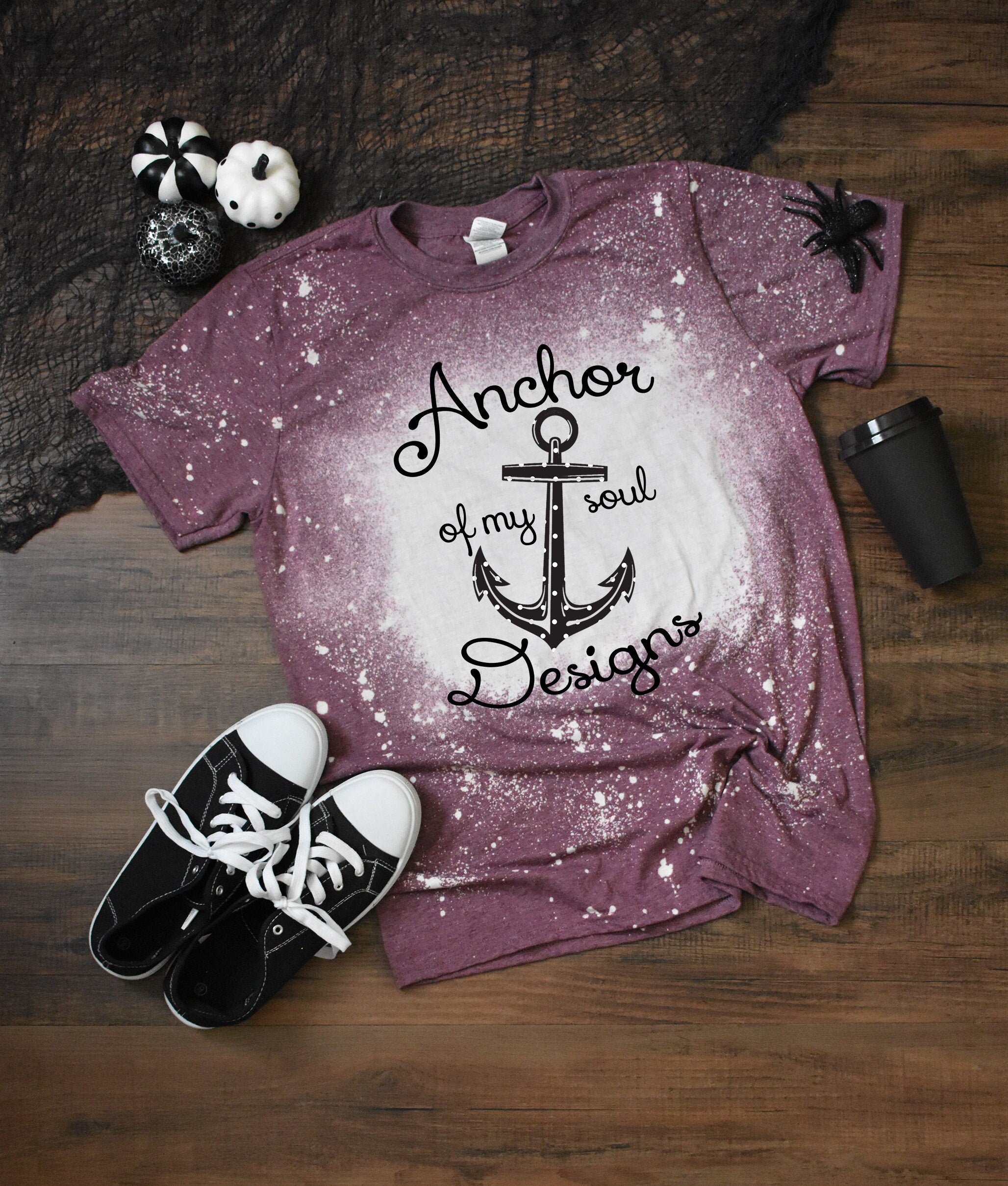 Heather Maroon Bleached Tee Digital Download, Unisex Bleached Shirt ...