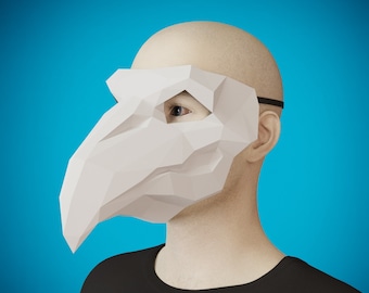 Scary MASK PAPERCRAFT animal Skull 3D Diy Adult Paper Craft | Etsy