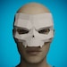 Half MASK PAPERCRAFT -vampire SKULL 3D Diy Adult Paper Craft Pattern ...
