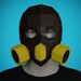 Papercraft MASK GAS, 3D Paper Costume Template, Diy Paper Craft, Make ...
