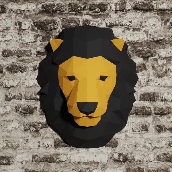 Lion Head Paper - Etsy