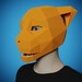 Cheetah MASK PAPERCRAFT 3d Template, Diy Adult Craft, Make Your Own ...