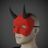 Venetian Half-mask PAPERCRAFT 3d, DIY Masquerade Mask for Men, Pdf ...