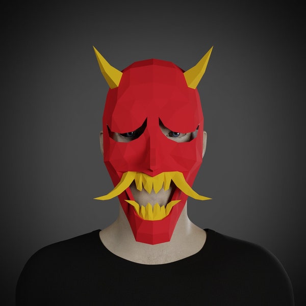 Oni Mask - Etsy