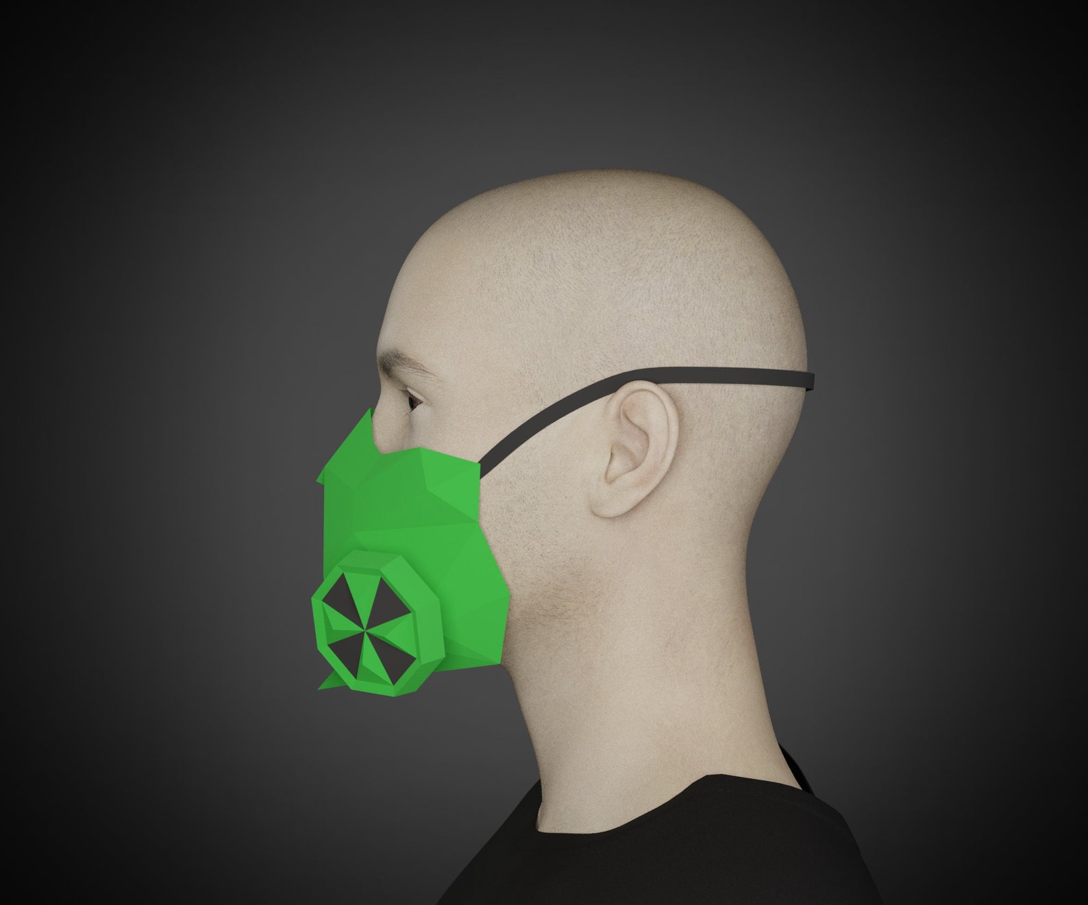 PAPERCRAFT FACE MASK Gas Respirator 3D Paper Costume - Etsy