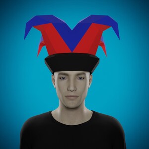PAPERCRAFT JESTER Hat, Diy COSTUME, Easy Halloween Costumes for Adults ...