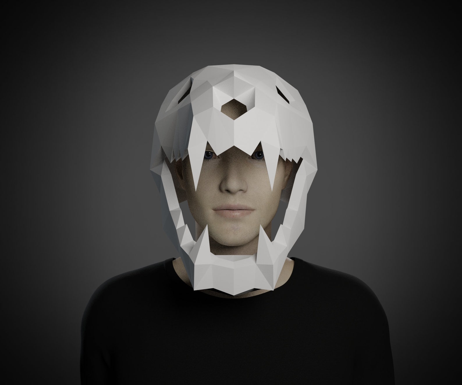 Scary MASK PAPERCRAFT animal Skull HELMET 3D Diy Adult Paper - Etsy