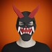 MASK PAPERCRAFT 3D Neon Demon Printable TEMPLATE Pdf Easy - Etsy