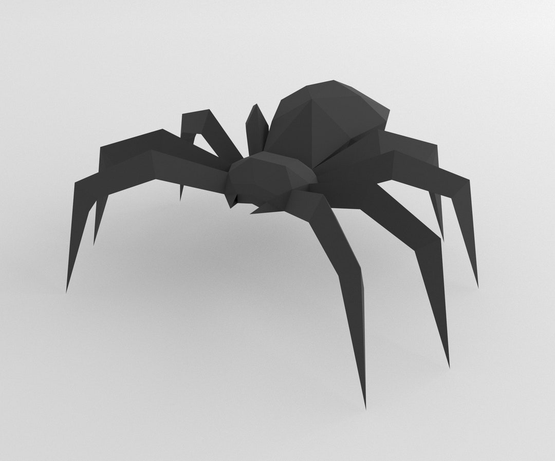 SPIDER PAPERCRAFT Template, Diy 3D Paper Craft, Pdf Downloadabe Pattern ...