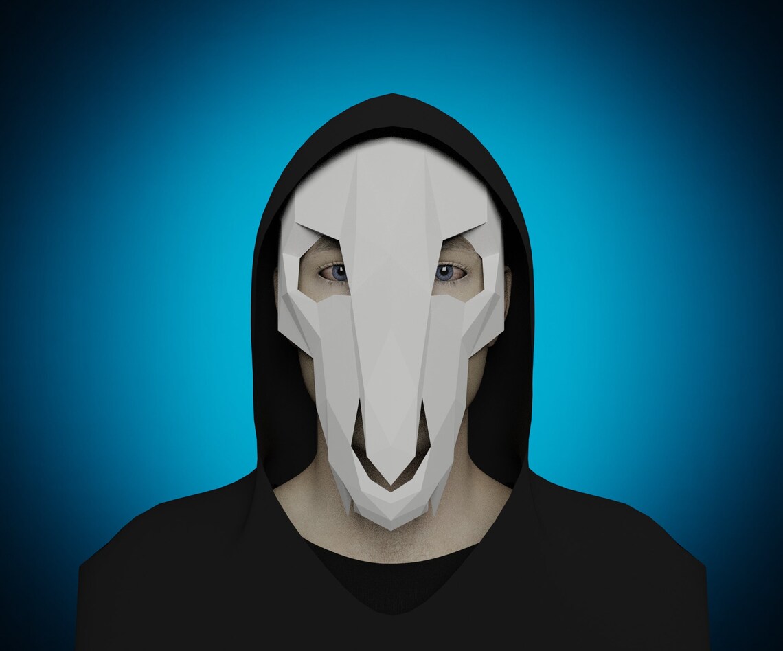 Scary MASK PAPERCRAFT animal Skull 3D Diy Adult Paper Craft - Etsy