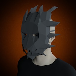 Scary Mask Papercraft - SCARECROW - 3D DIY Adult Paper Craft Pattern ...