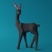 DEER PAPERCRAFT Template, Diy 3D Paper Craft, PDF Downloadabe Pattern ...