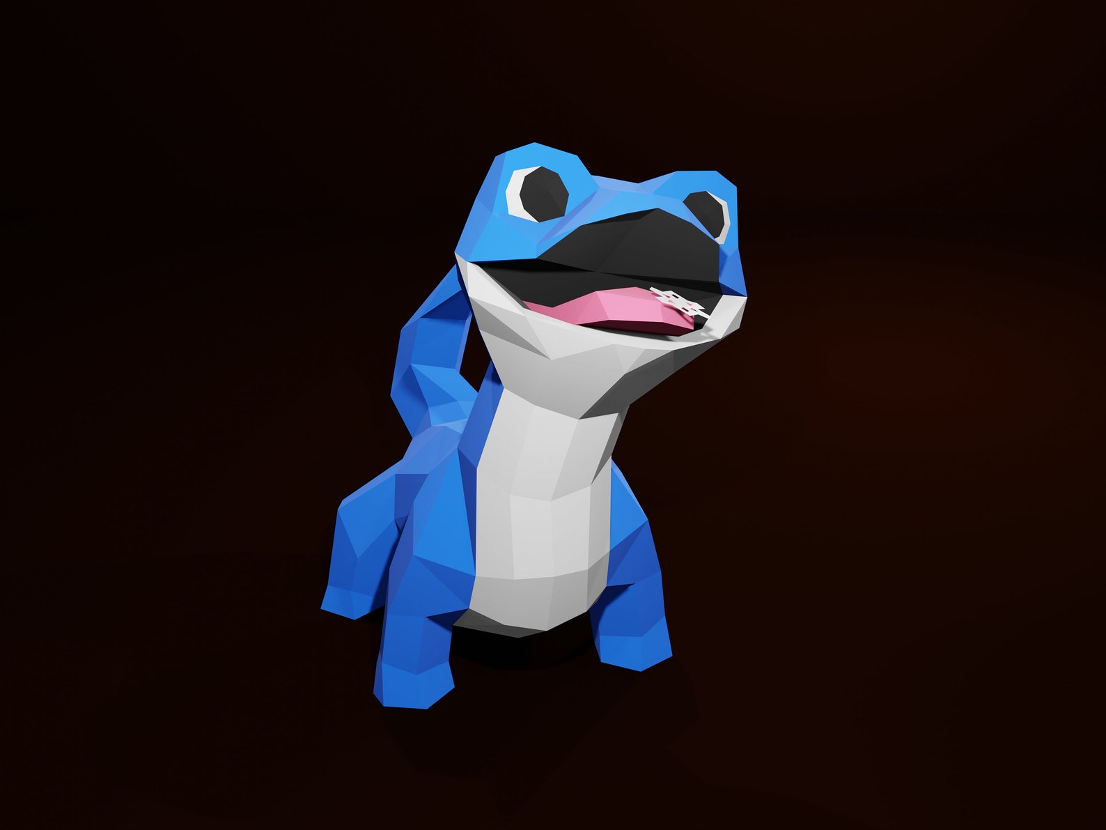 Cute Lizard- PAPERCRAFT 3D TEMPLATE- Kawaii Diy Craft PDF Pattern ...