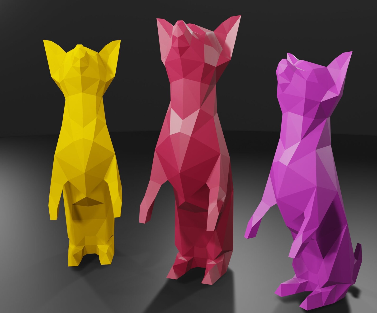 3D ANIMAL PAPERCRAFT Chihuahua Dog PDF printable Tempalte | Etsy