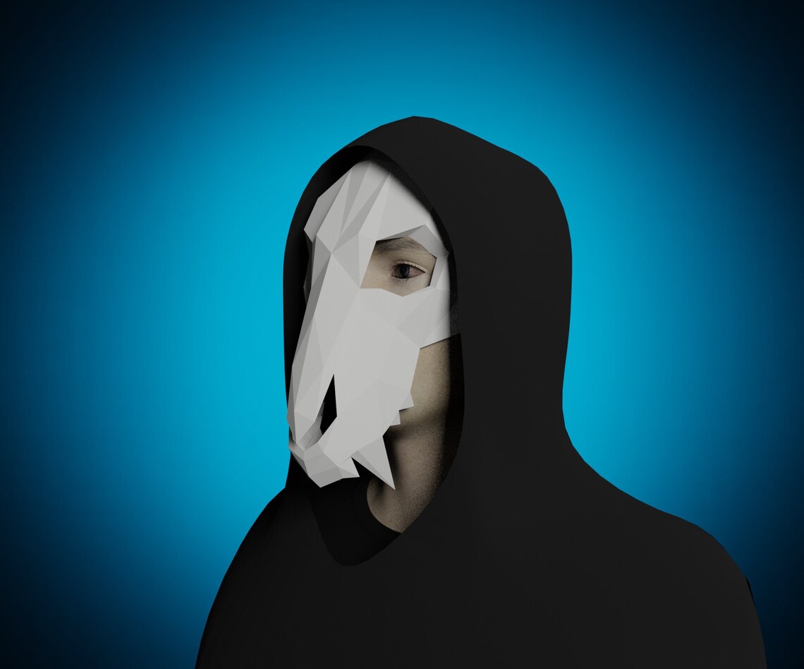 Scary MASK PAPERCRAFT animal Skull 3D Diy Adult Paper Craft - Etsy