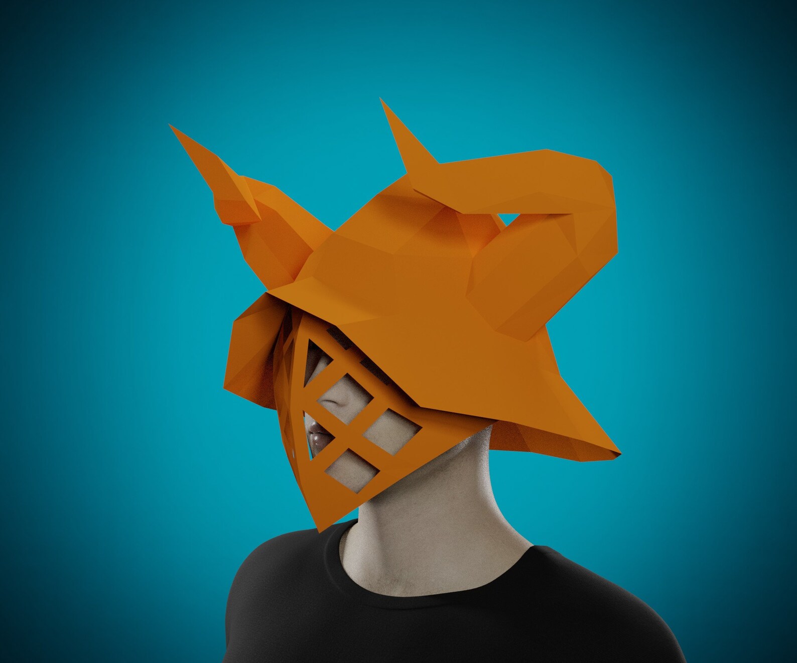 Gladiator Helmet PAPERCRAFT MASK 3D TEMPLATE, Diy Roman Warrior Costume ...