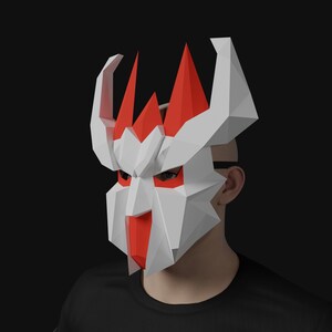 MASK PAPERCRAFT "mecha Warrior" Robot Costume, Japanese Anime Halloween ...