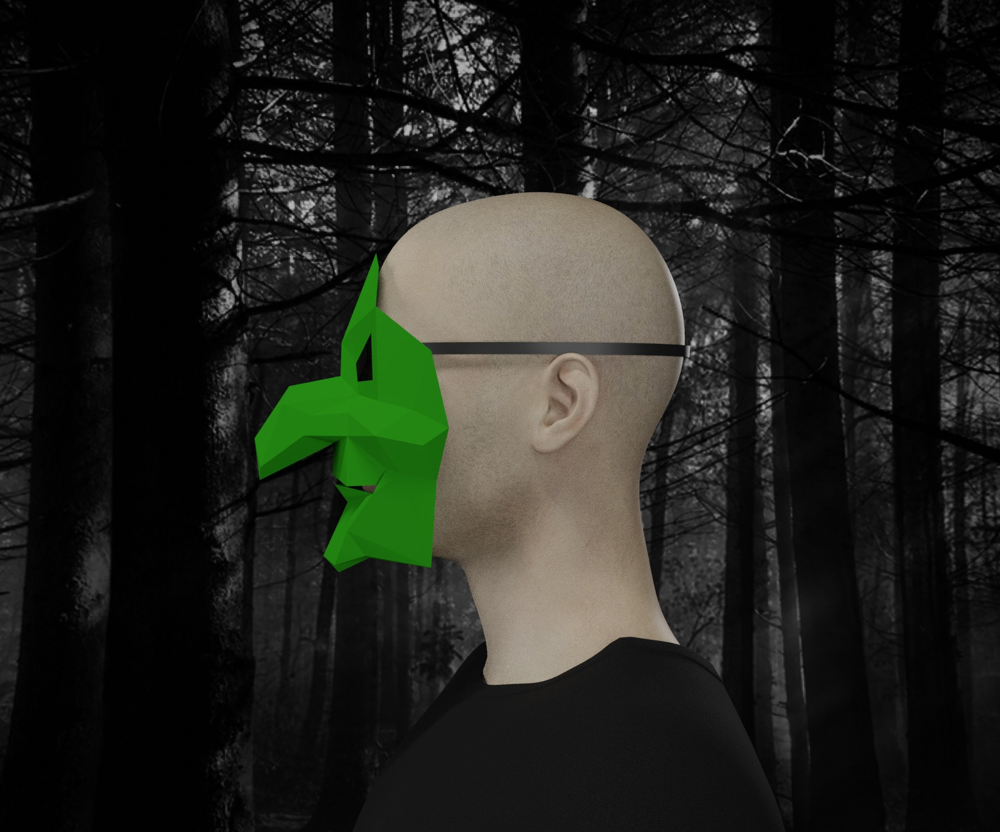 Witch Baba Yaga PAPERCRAFT MASK TEMPLATE Pdf Printable - Etsy Finland