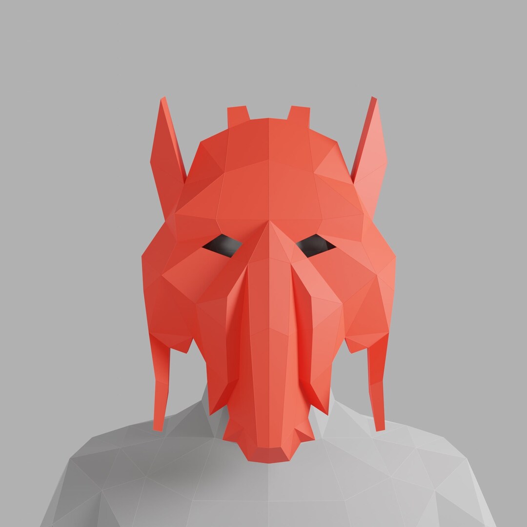 General Mech PAPERCRAFT MASK PDF Pattern, 3D Costume, Printable Diy ...