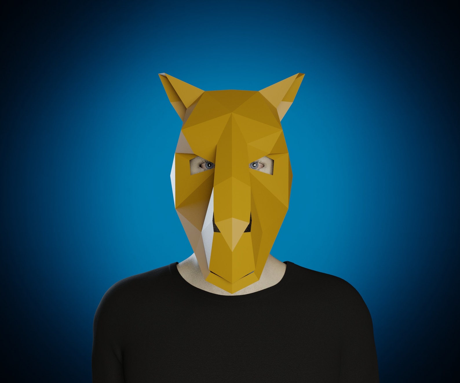 CAMEL PAPERCRAFT 3D Template, Diy Craft, Make Your Own Animal Paper ...