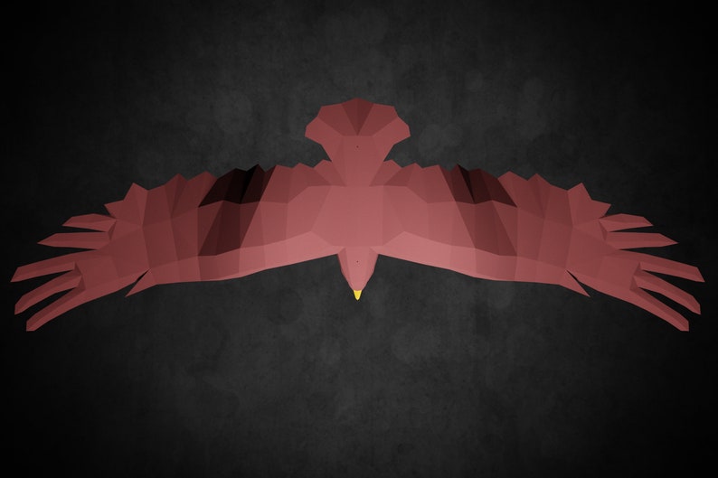 EAGLE PAPERCRAFT Template Diy 3D Paper Craft Pdf Downloadabe | Etsy