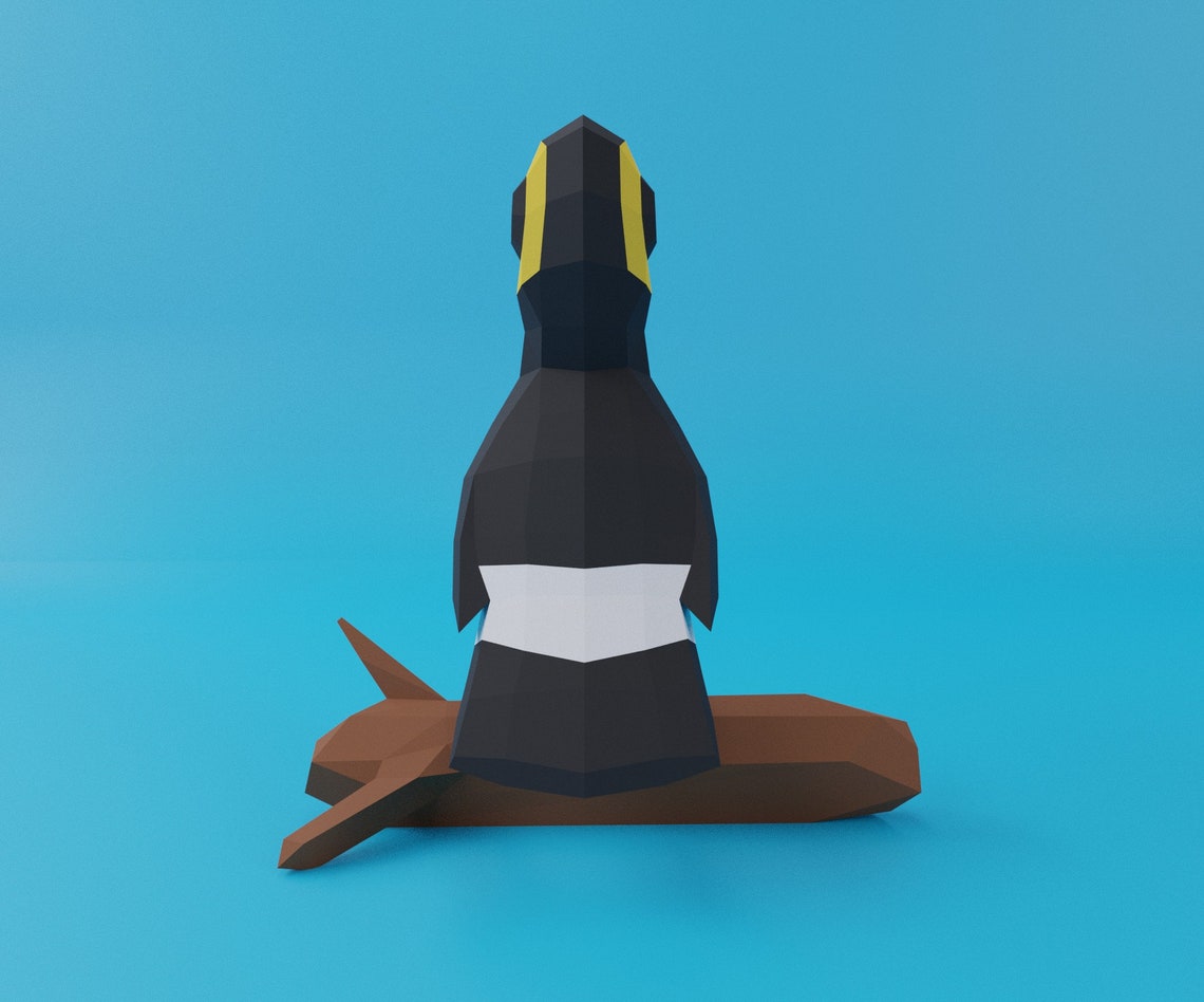 BIRD TOUCAN PAPERCRAFT Template diy 3D paper craft Pdf | Etsy