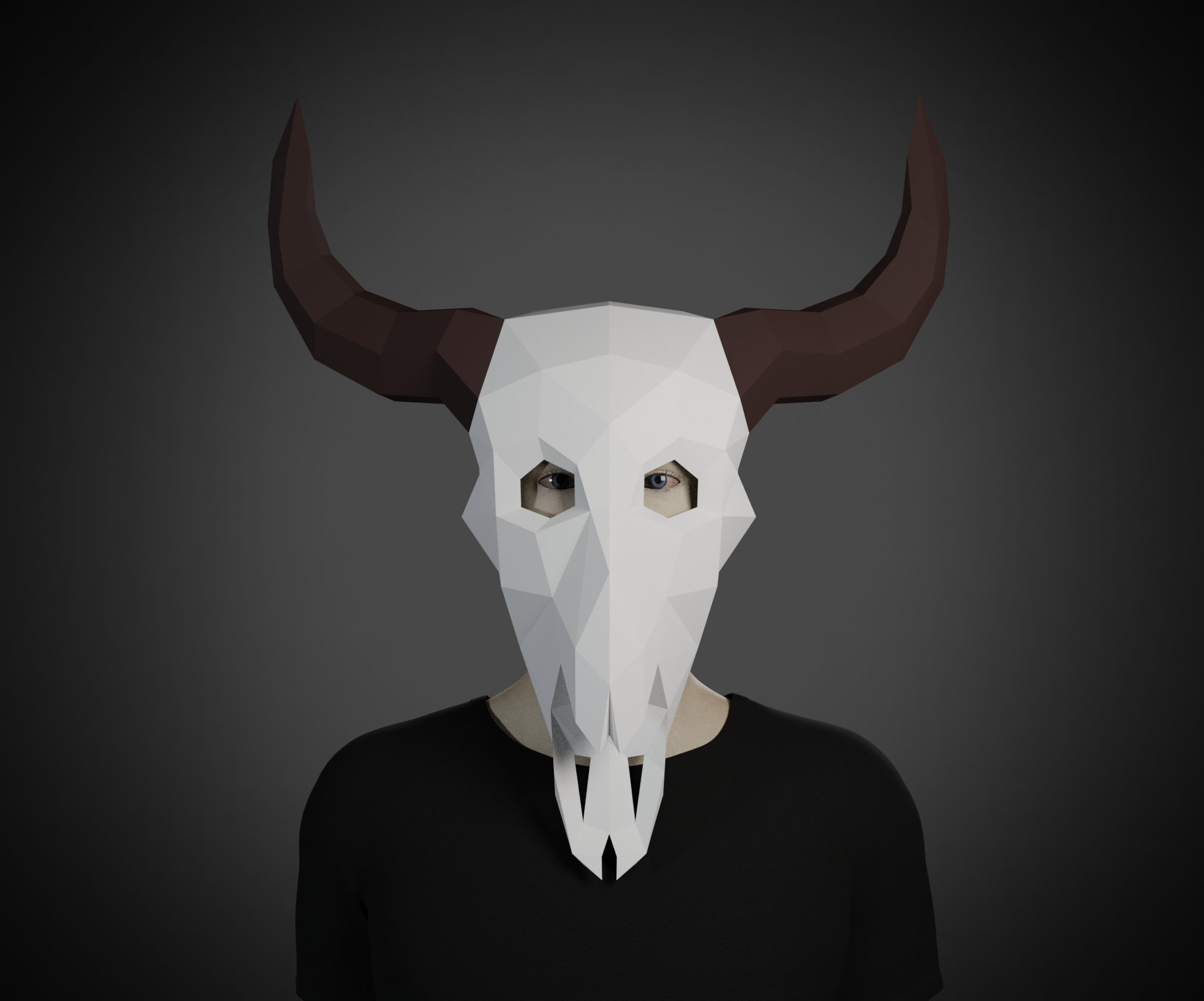 Scary MASK PAPERCRAFT animal Skull 3D Diy Adult Paper Craft - Etsy