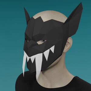 Vampire Bat MASK PAPERCRAFT, Diy 3d Low Poly Animal Craft, Printable ...