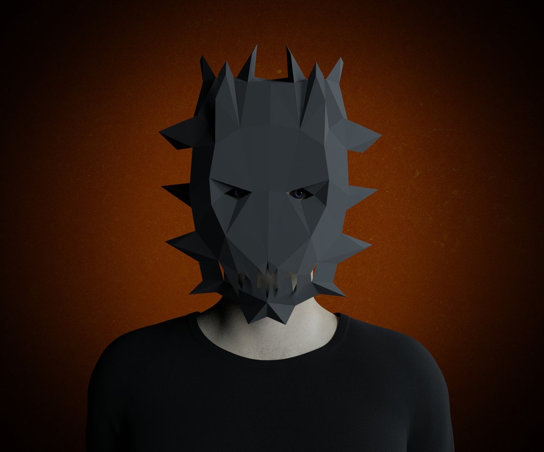 Scary Mask Papercraft - SCARECROW - 3D DIY Adult Paper Craft Pattern ...