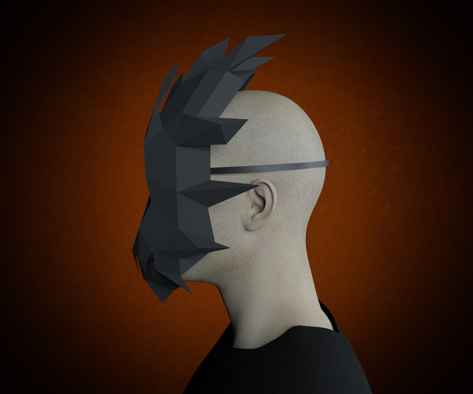 Scary Mask Papercraft SCARECROW 3D DIY Adult Paper Craft | Etsy