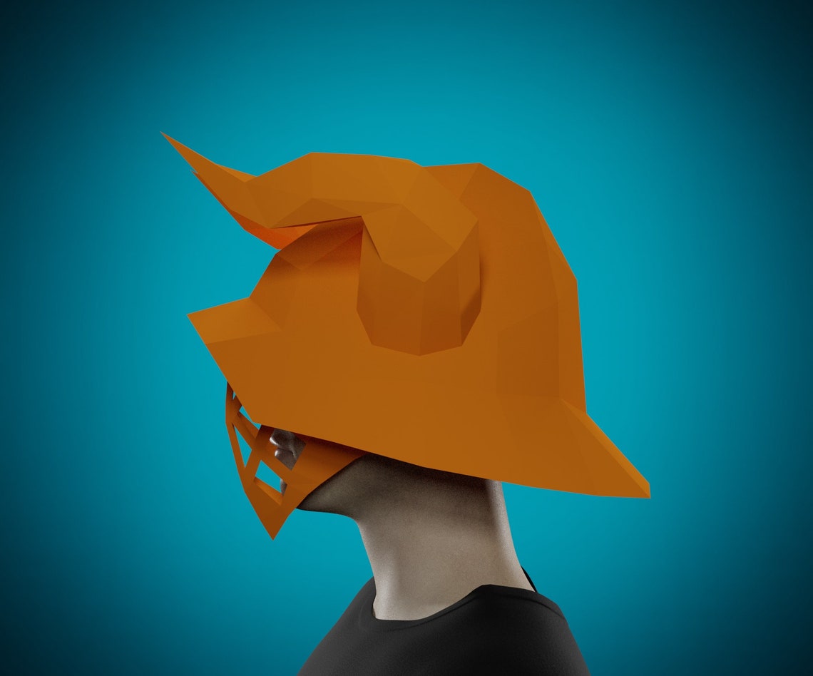Gladiator Helmet PAPERCRAFT MASK 3D TEMPLATE Diy Roman - Etsy
